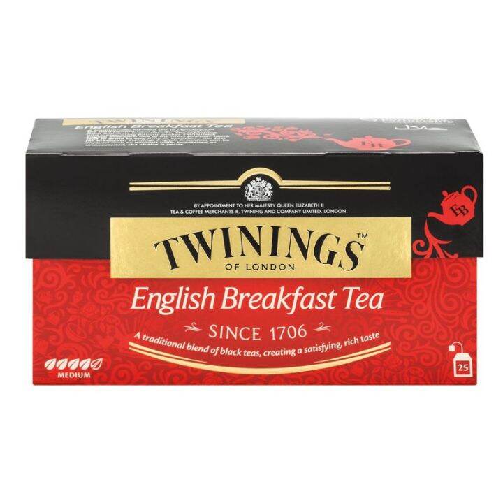 ราคาพิเศษ! ทไวนิงส์ ชาอิงลิชเบรกฟาสต์ 2 กรัม x 25 ซอง Twinings English ...