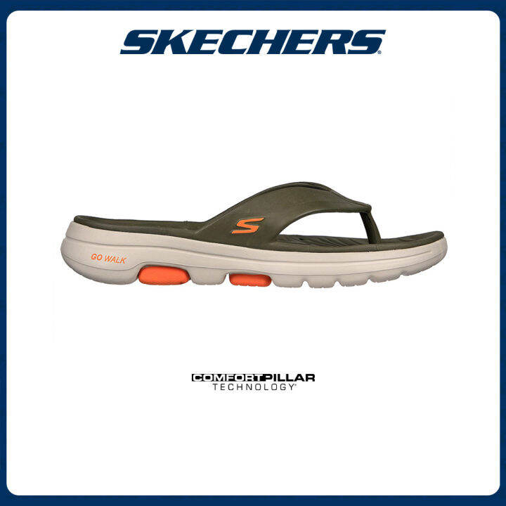 Skechers สเก็ตเชอร์ส รองเท้าแตะผู้ชาย Men Foamies GOwalk 5 Sit Back ...