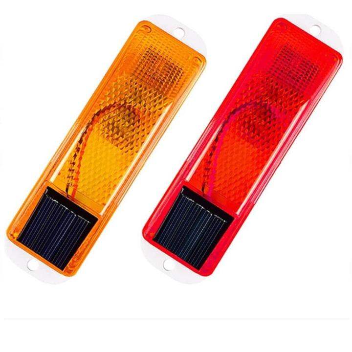 Solar Strobe Warning Light Overview Safety Traffic Night Warning ...