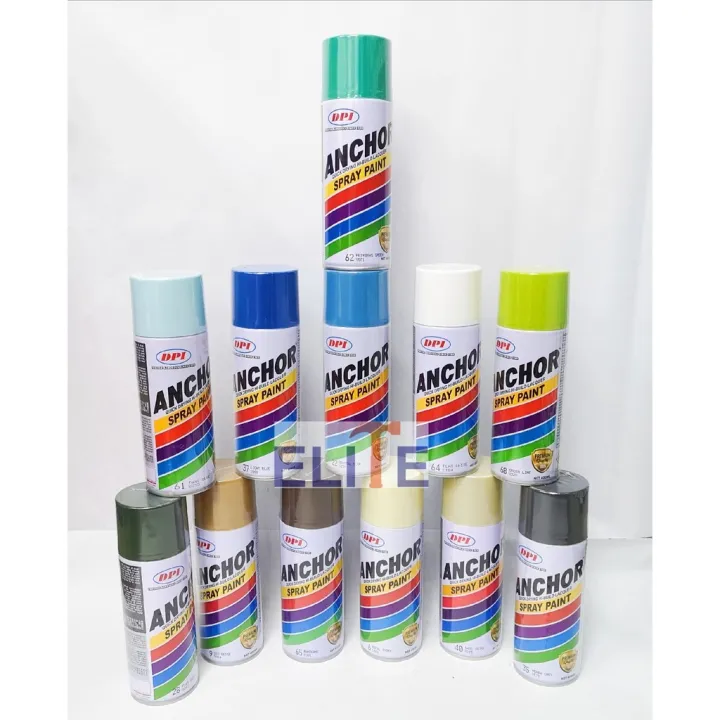 DPI Anchor Aerosols Spray Paint 400ml (New Colors) | Lazada