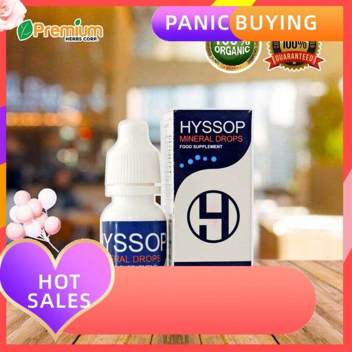 Original HYSOPP MINERAL DROPS 15ml Eye Protection Eye Care Mineral Drop ...