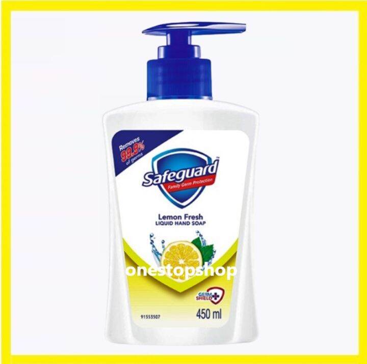 Safeguard Lemon Fresh Liquid Hand Soap 450ml Lazada Ph