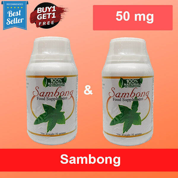 BUY 1 TAKE 1 PURE Sambong Herbal Organic Food Supplement 100 Capsule ...