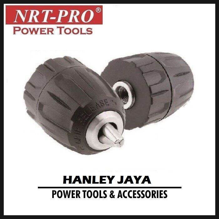 Nrt-Pro Kepala Bor 10mm 3/8 Keyless Drill Chuck Cordless Tanpa Kunci ...