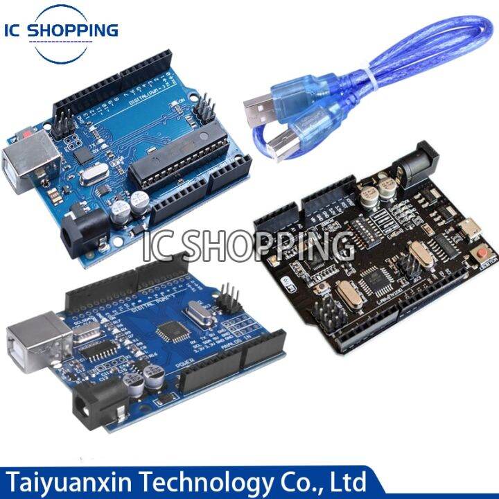 Uno R3 Official Box Atmega16u2 Unowifi R3 ชิป Atmega328p ดั้งเดิม Ch340g สําหรับ Arduino Uno R3 5851
