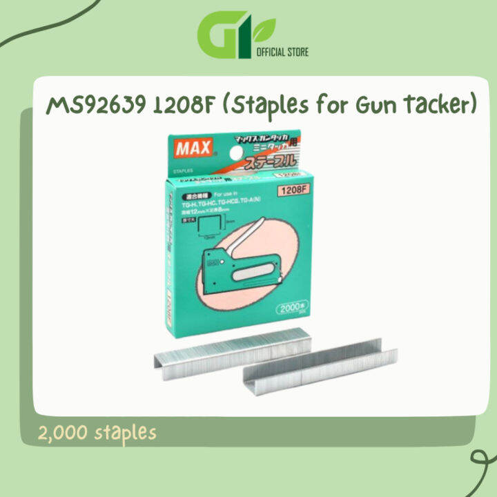 [GY Office] MS92639 1208F (Staples for Gun Tacker) - 2,000 staples | Lazada