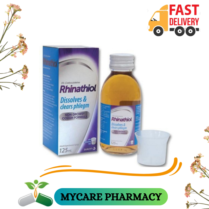 Rhinathiol Adult Cough Syrup 125ml | Lazada