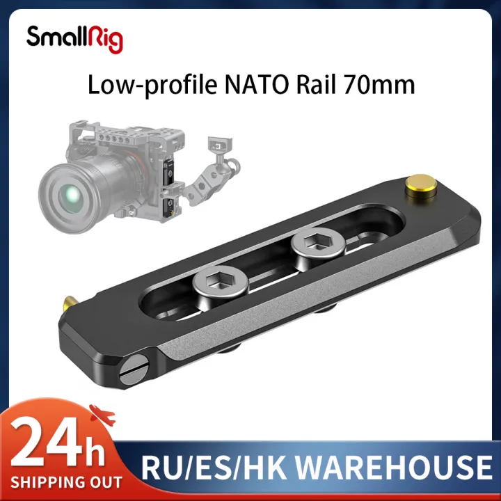 SmallRig Universal Low-profile NATO Rail 70mm Compatible with NATO ...