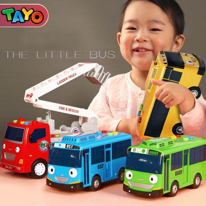 Big Size Tayo Truck the little bus with sound and light Construction Vehicles Series Toys for ...