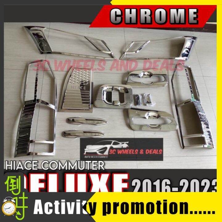 TOYOTA HIACE COMMUTER DELUXE 2019-2023 CHROME GARNISH SET | Lazada PH