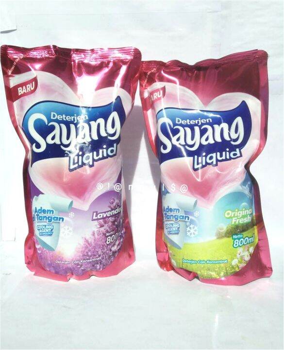 Deterjen Sayang Rose Fresh Lavender Original Pencuci Penghilang Noda ...