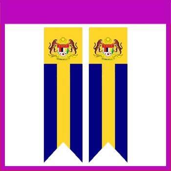 Bywafaz Car Plat Sticker - Putrajaya Flag / Bendera Putrajaya | Lazada