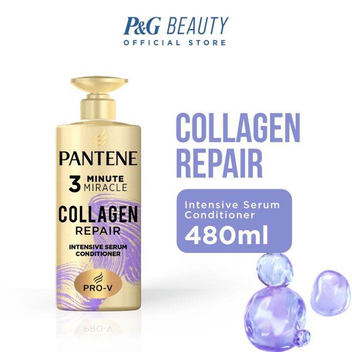 Mere Pantene Pro-V 3 Minute Miracle Collagen Repair 480ml | Lazada PH