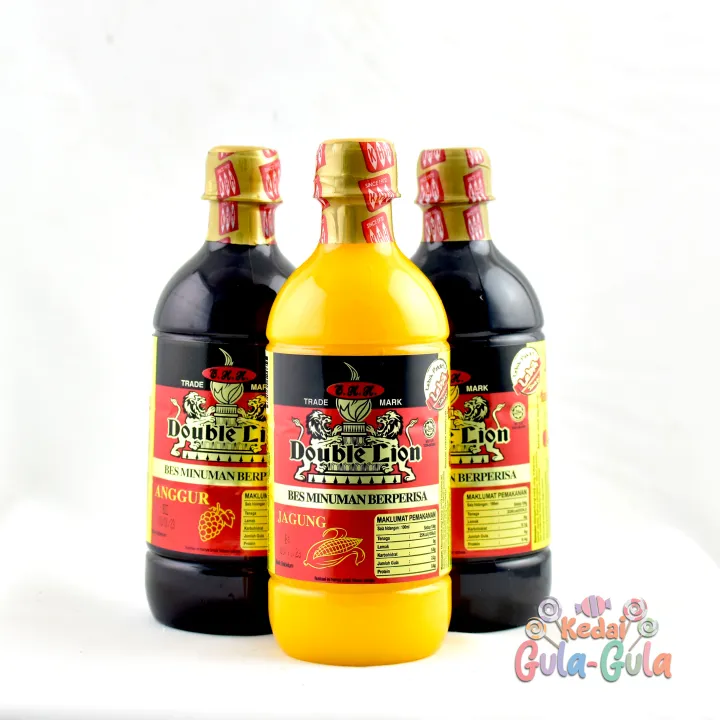 READY STOCK | DOUBLE LION Kordial Bes Minuman Berperisa | Corn Cordial ...