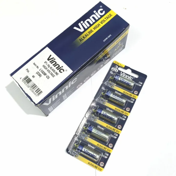 1 LEMBAR BATRE VINNIC 23A 12V BATTERY VINNIC L1028F ORIGINAL VINIC ...