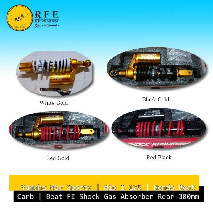 Yamaha Mio Sporty | Mio I 125 | Honda Beat Carb | Beat FI Shock Gas ...