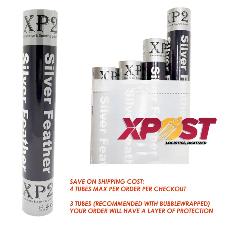 Xp2 Silver Badminton Shuttlecock (Xpost Shipping) Max 4 Tube | Lazada PH