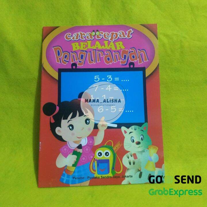 Buku Anak - Cara Cepat Belajar Pengurangan untuk TK dan SD Full Color ...