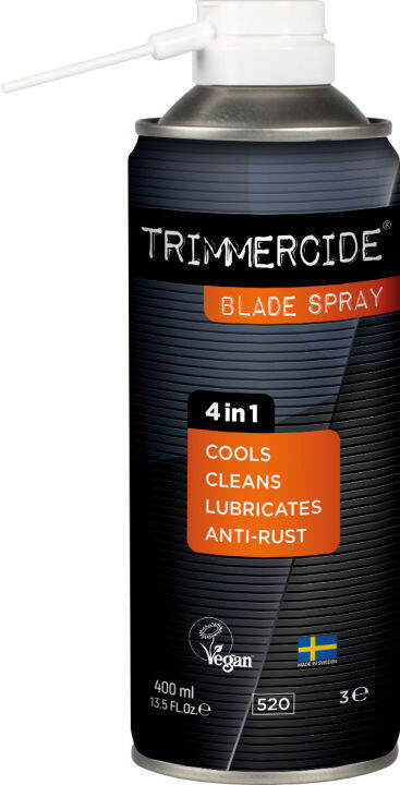 Trimmercide Blade Spray Hair Clipper Spray 400ml Made in Sweden | Lazada