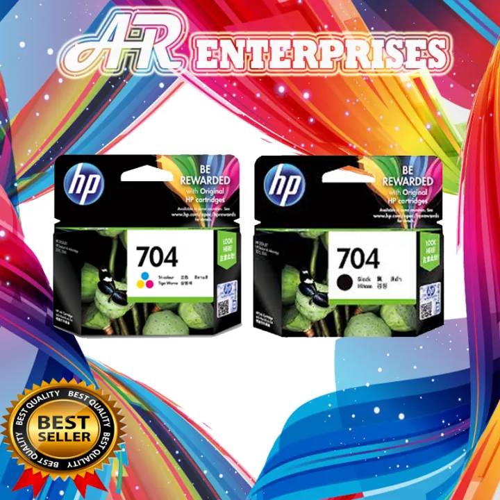 HP 704 Original Combo Bundle (Black and Tri-Color) | Lazada PH
