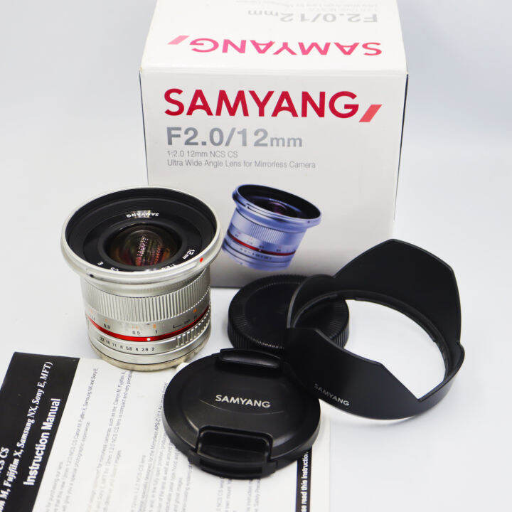 Samyang for Sony 12mm f2 สำหรับกล้องเซนเซอร์ Sony E mount F-Stop กว้างสุดที่ 2.0 ทำให้เราสามารถ ...