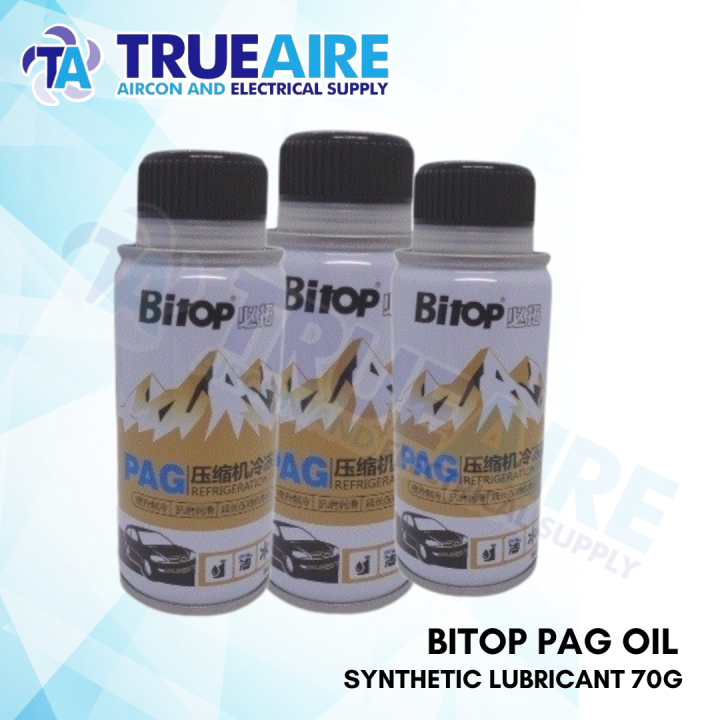 TRUE AIRE BITOP PAG OIL SYNTHETIC REFRIGERATION COMPRESSOR LUBRICANT 70G | Lazada PH