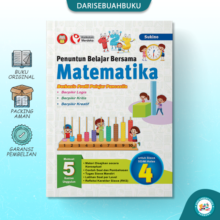 Buku BELAJAR MATEMATIKA SD Kelas 1 | 2 | 3 | 4 | 5 | 6 - Sukino - Kurikulum Merdeka | Lazada ...