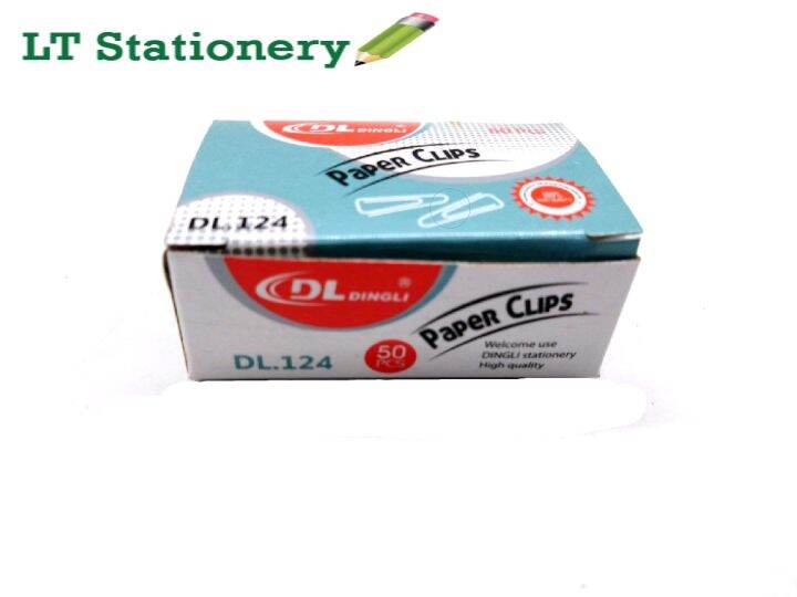 Dingli Paper Clips 1 Box X 50 PCS (DL.124) | Lazada PH