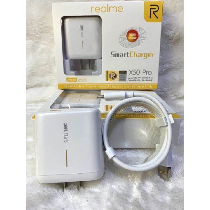 REALME Original 65W GaN SUPERVOOC 2.0 CHARGER with TYPE C CABLE Power ...