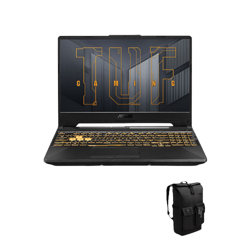 Asus TUF F15 FX506HF-I525B6T-O /Core i5-11400H/8GB/512GB SSD/RTX2050 4GB/15.6″/Win 11 Home+OHS ...