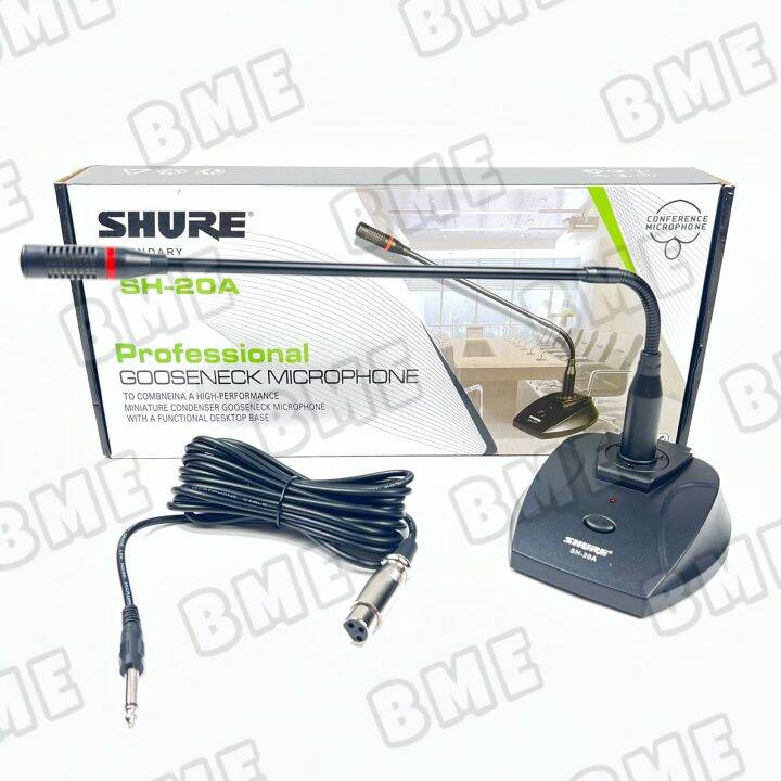Mic Conference/Podium Shure SH 20A/SH20A Microphone Meja | Lazada Indonesia