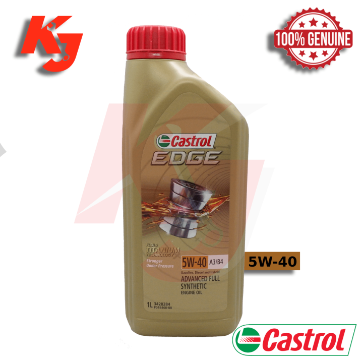 Castrol EDGE 5W-40 Engine Oil 1 Liter | Lazada PH