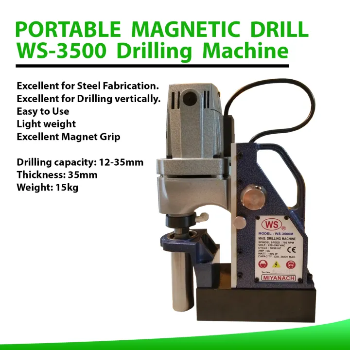 WS-3500 Magnetic Drill | Lazada PH