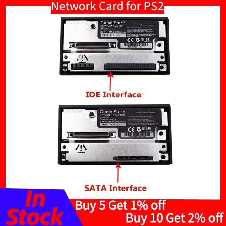 การ์ดเครือข่ายสำหรับ PS2เกมคอนโซล Sataide Interface Memory Card 2.53.5 ...