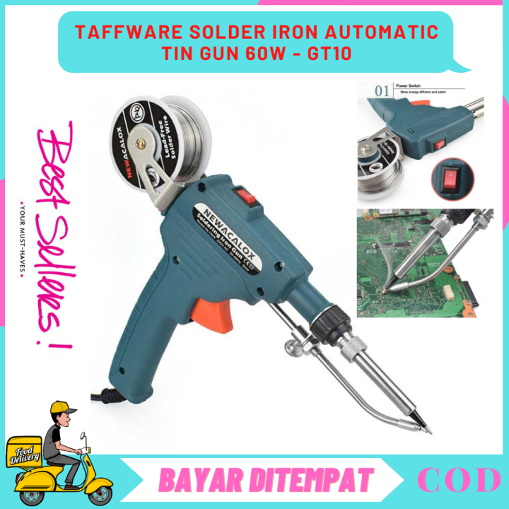 ORIGINAL - Solder Iron Automatic Tin Gun 60W Lengkap dengan Tempat ...