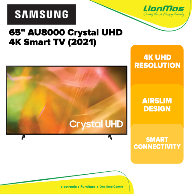 SAMSUNG 65" INCH TU8500 / AU8000 4K UHD SMART TV, TU8500KXXM / AU8000KXXM | Lazada