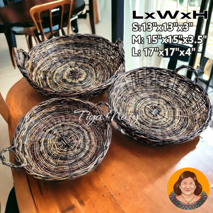 LARGE SERVING TRAY NITO FOR BIG SERVINGS NATIVE CRAFT BICOL | Lazada PH