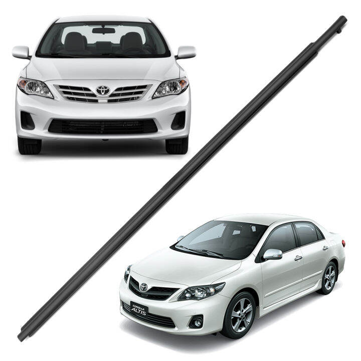 ยางรีดน้ำนอกประตู ยางรีดน้ำประตู ด้านนอก สีดำ ใส่ Toyota Corolla Altis ...