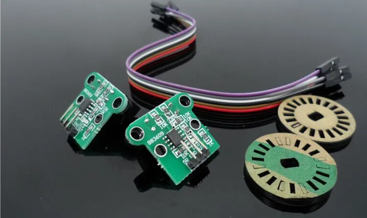 2PCS Double speed module two speedometer photoelectric encoder pulse output module DIY smart car ...