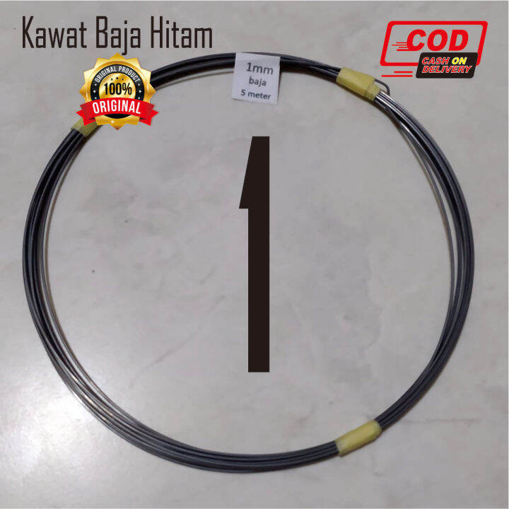 Kawat Baja Bahan Per 1mm 5 meter | Lazada Indonesia