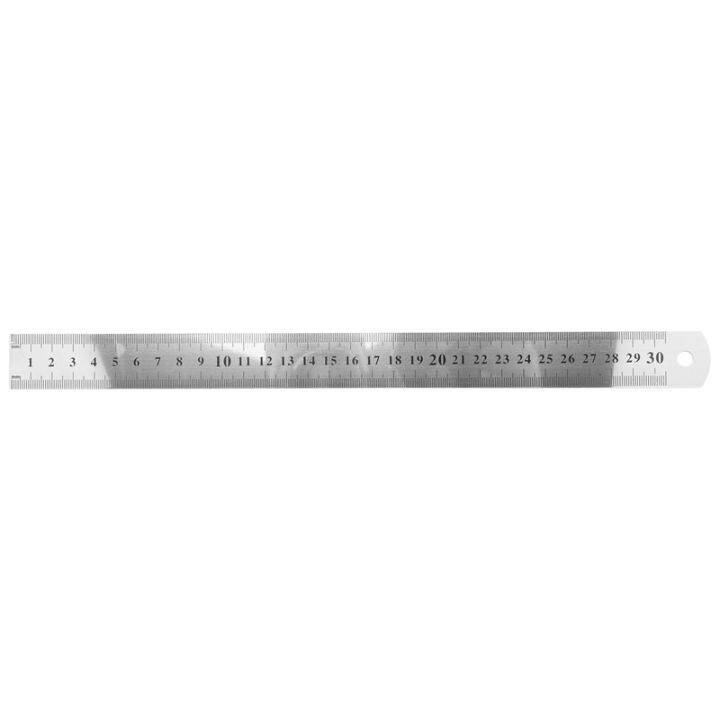 Stainless Steel Ruler Measure Metric Function 30cm 12Inch | Lazada.co.th
