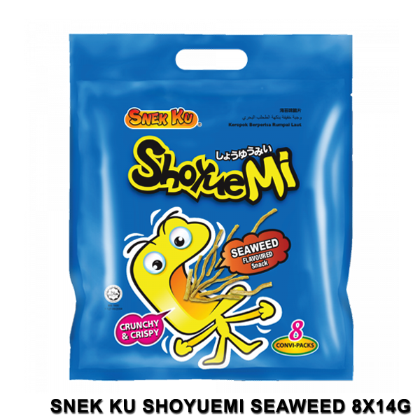 Snek Ku Shoyuemi - Seaweed Flavour Snack 112g (8x14g) | Lazada