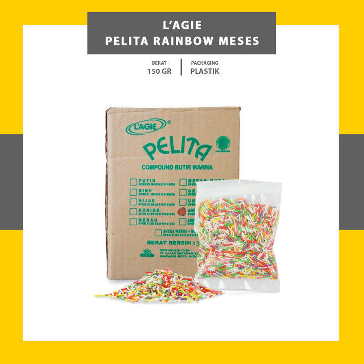 MESES RAINBOW LAGIE 150GR - MISES WARNA - CHOCOLATE RICE SPRINKLES ...