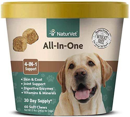 NaturVet All-in-One Dog Supplement 4-IN-1 Support for Joint | Digestion ...