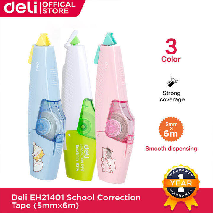Deli School Correction Tape Non-Toxic Formula Correctional Tape ...
