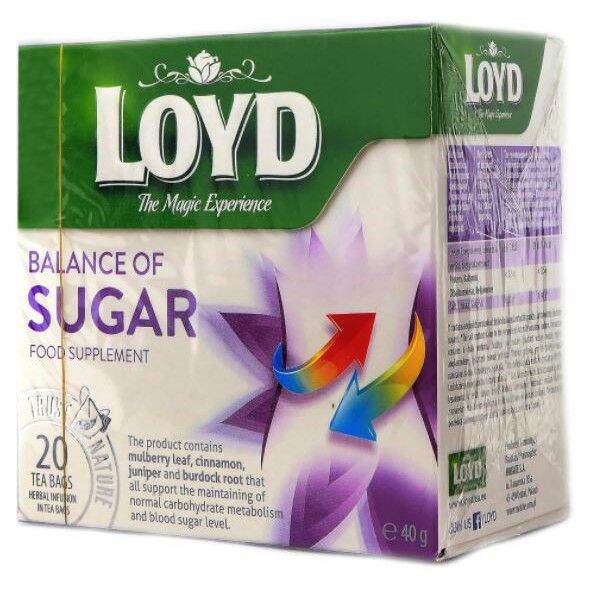 【READY STOCK】 ☉Loyd Balance of Sugar Food Supplement Tea 20 pcs | Lazada PH
