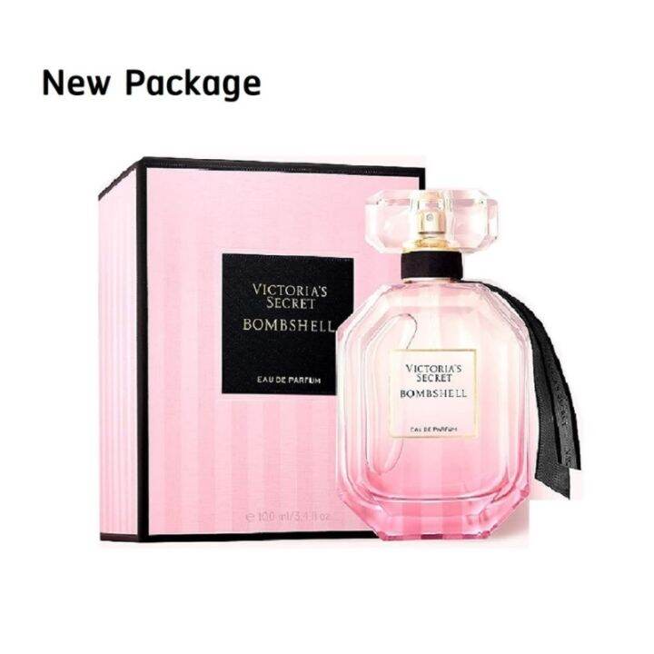 Victoria's Secret Bombshell EDP 100 ml. กล่องซีล ป้ายไทย พร้อมถุง ...