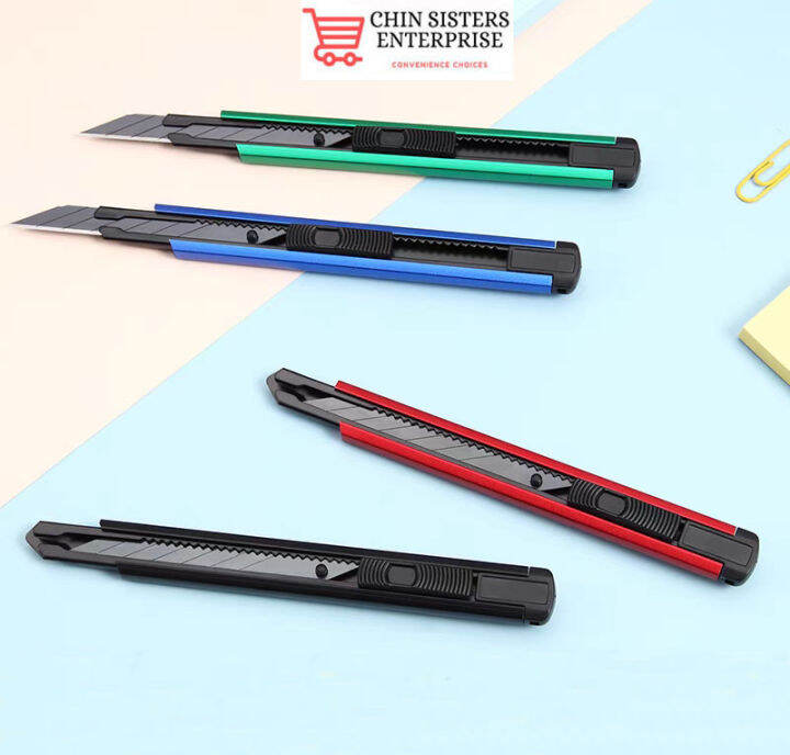 Black Blade Cutter 30° Blade With 9mm Black Steel Blade Pisau Tolak 美工刀 ...