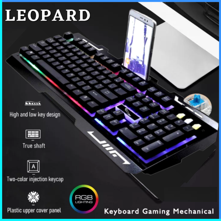 COD Leopard G700 Gaming Keyboard LED / keyboard gaming full set ...