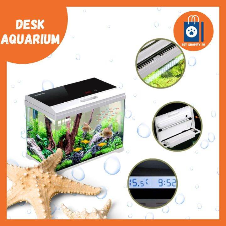 SUNSUN AT SERIES - DESK AQUARIUM (AVAILABLE IN 3 SIZES) | Lazada PH